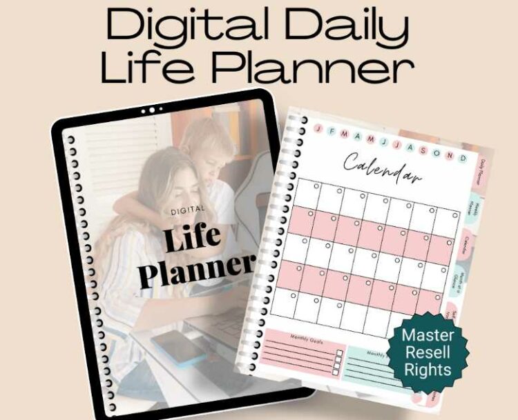 152. Daily Life Planner, Digital Planner – Produk Digital Ku